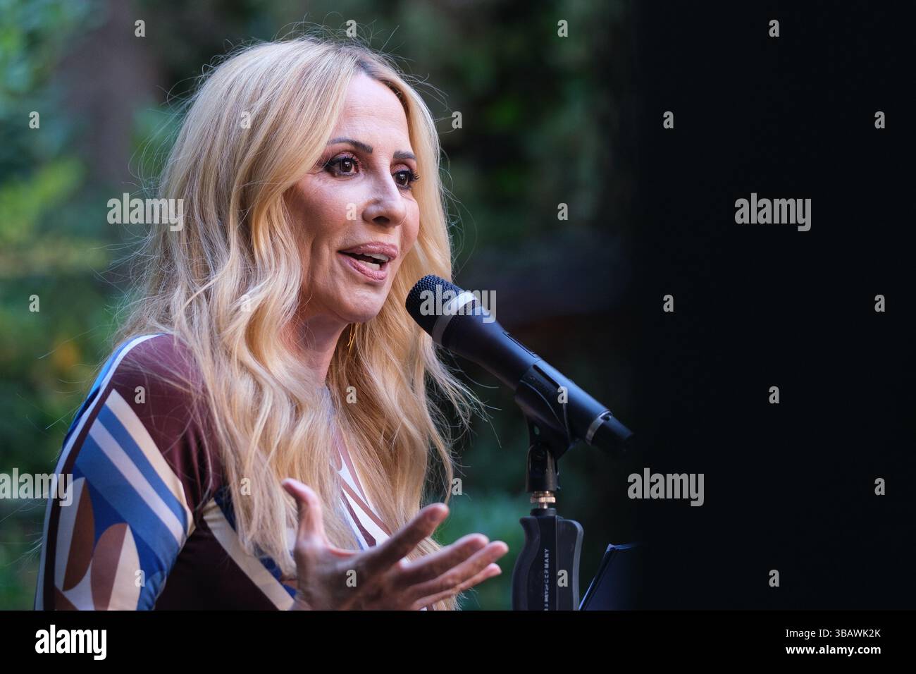 Madrid, Spain. 13th May, 2025. Singer Marta Sanchez performs during the ...