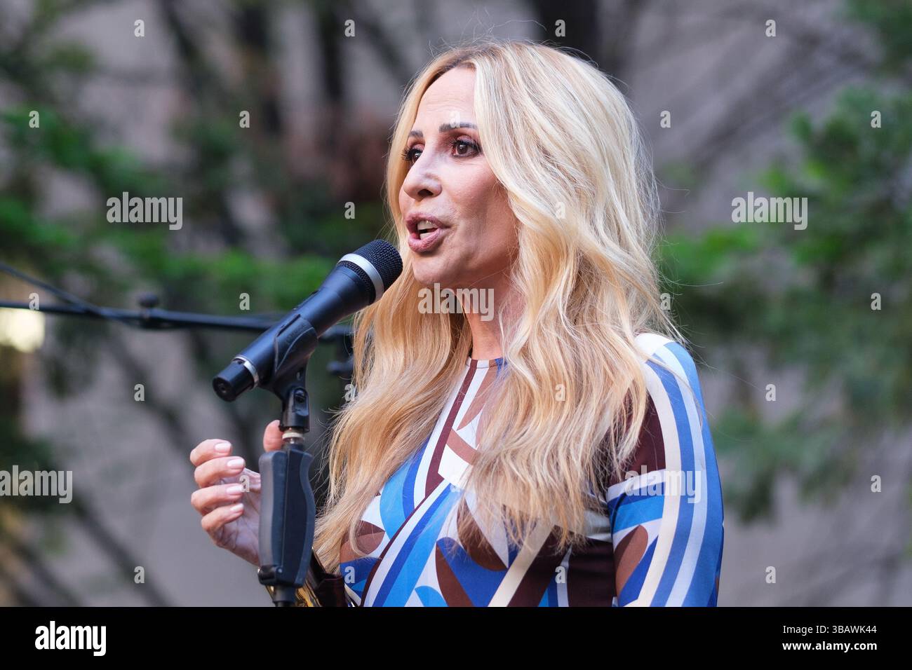 Madrid, Spain. 13th May, 2025. Singer Marta Sanchez performs during the ...