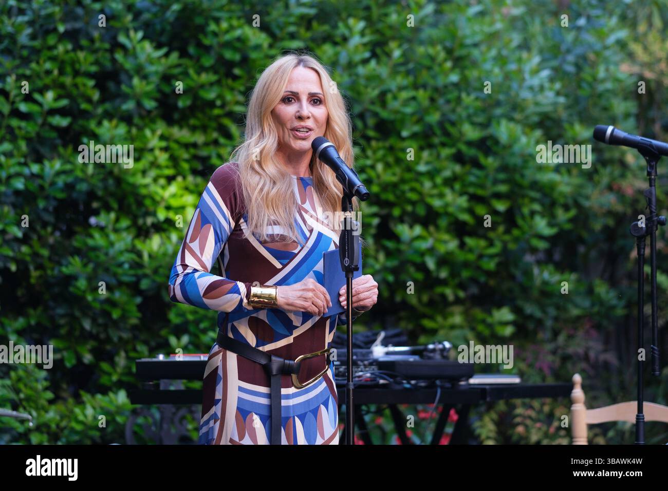 Madrid, Spain. 13th May, 2025. Singer Marta Sanchez performs during the ...