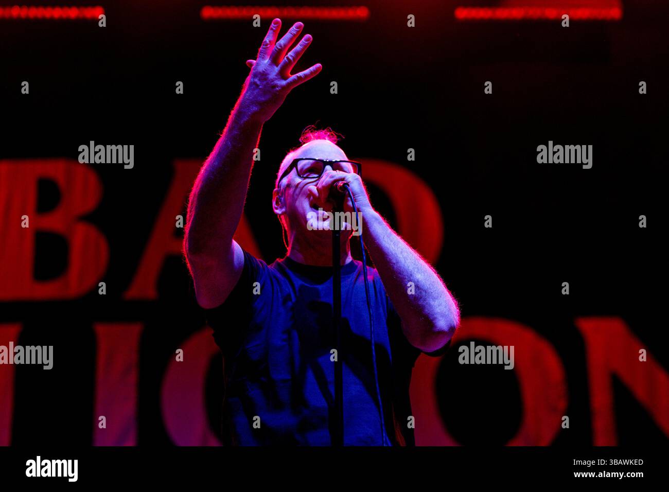 The group Bad Religion during a concert at the Movistar Arena, on May ...