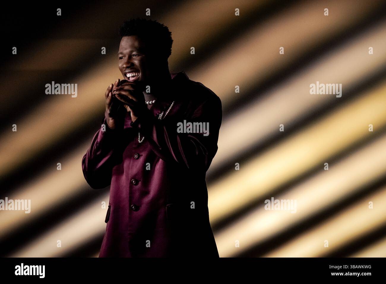 BASEL - Claude during the first semifinal of the Eurovision Song ...