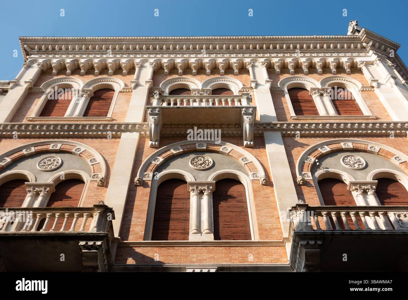 Brick facade neo medieval hi-res stock photography and images - Alamy