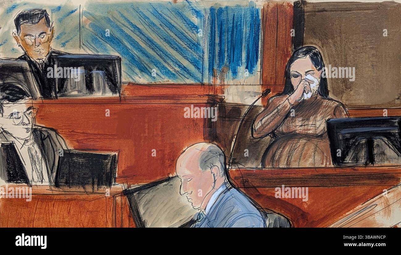 Cassie Ventura wipes tears from her eye while testifying in Manhattan ...