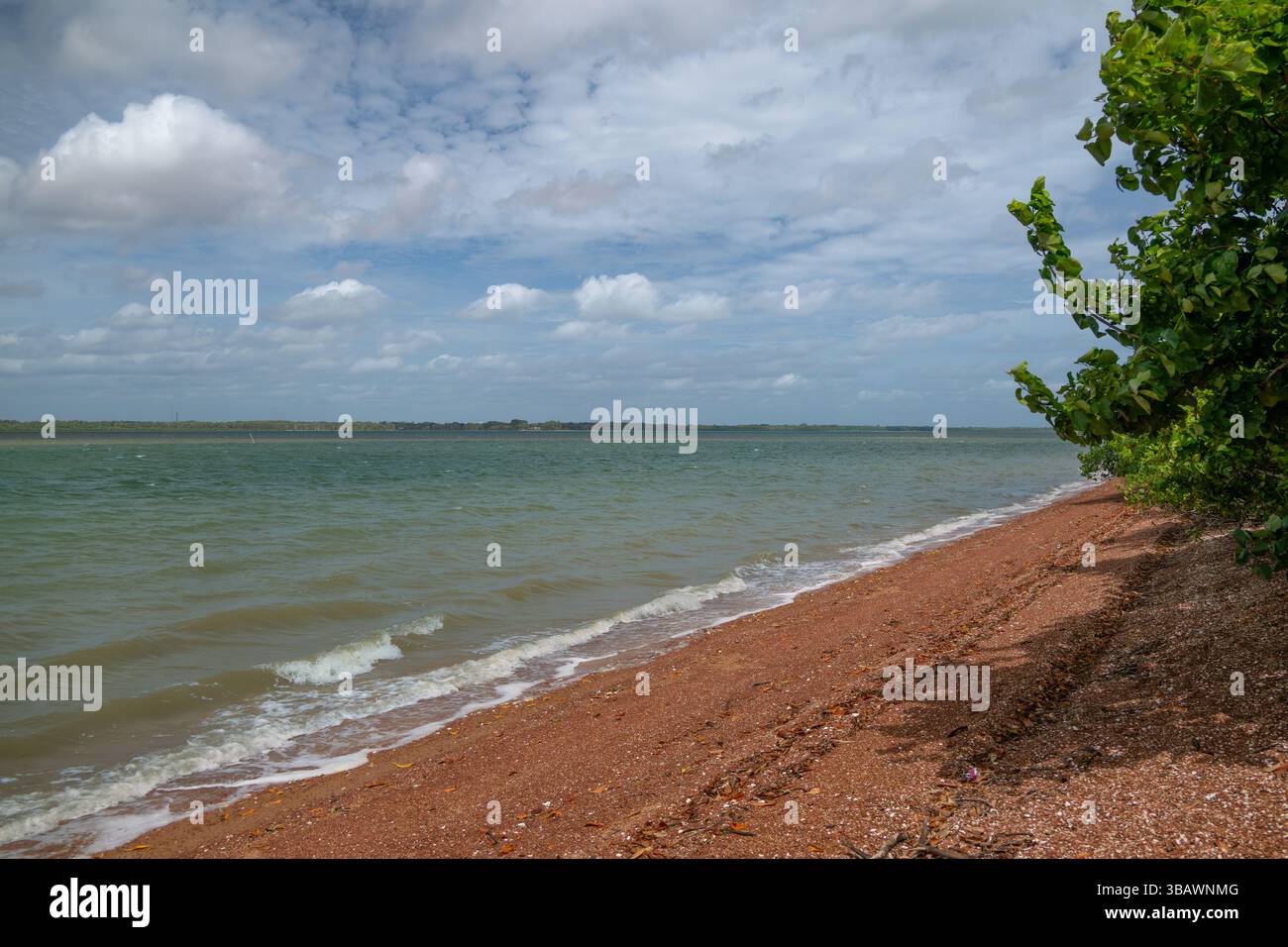 Red Beach, Weipa, Queensland, Australia, sacred indigenous site, iron ...