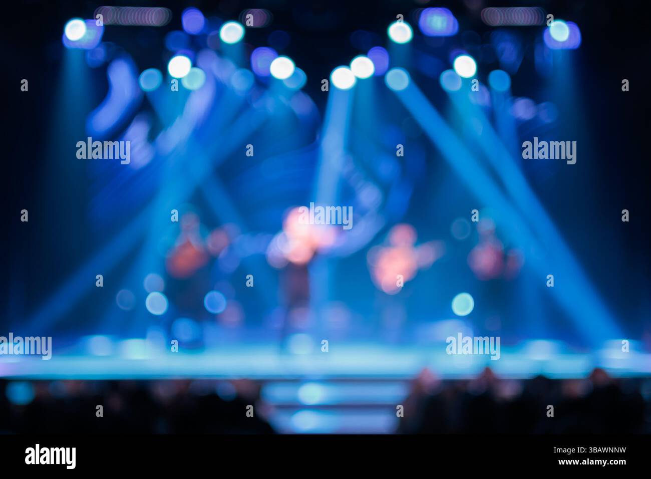 Texture blur and defocus, background for design. Stage light at a ...
