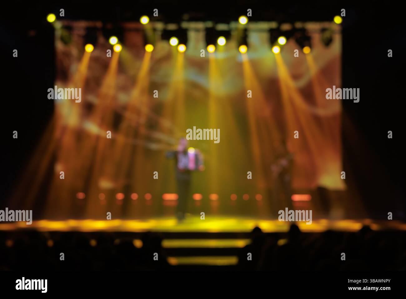 Texture blur and defocus, background for design. Stage light at a ...