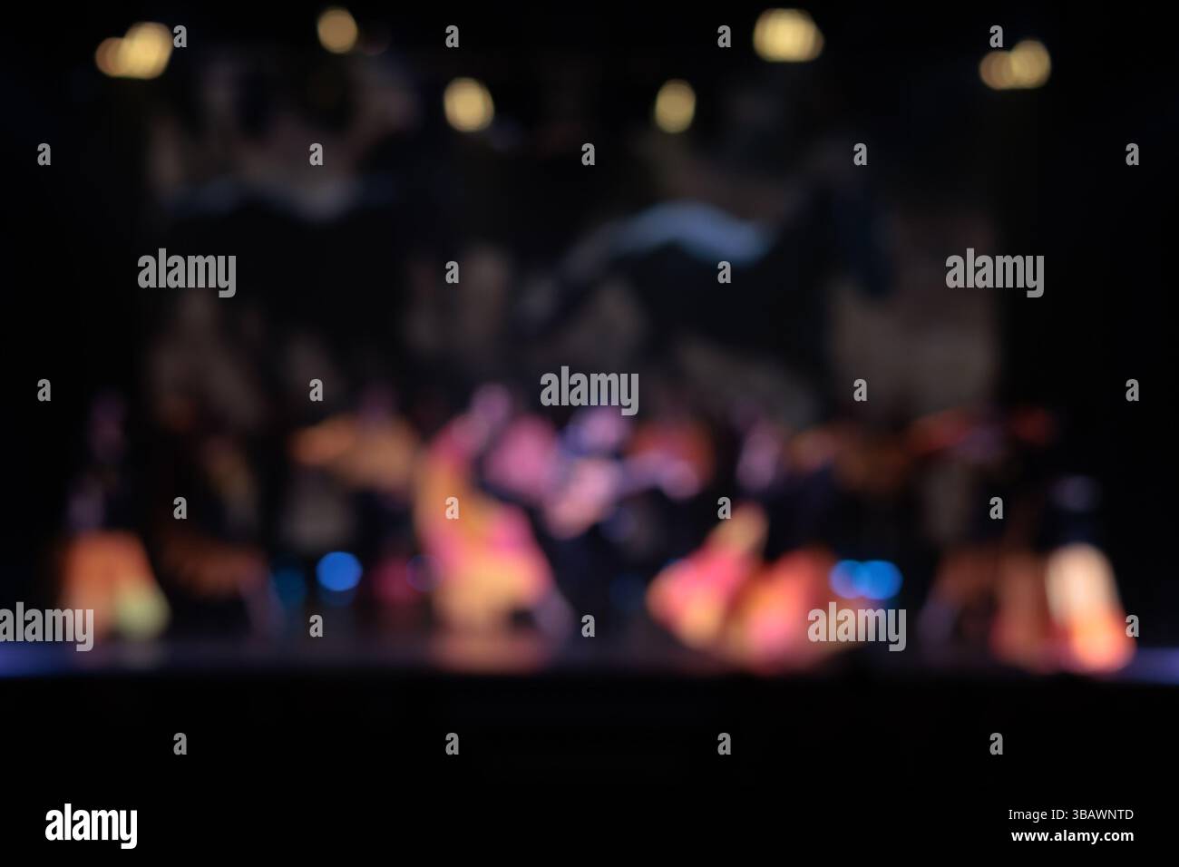 Texture blur and defocus, background for design. Stage light at a ...