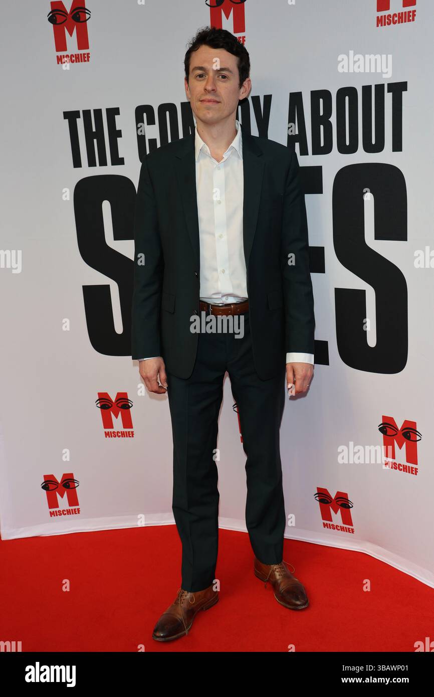 LONDON, UK. 13th May, 2025. Jonathan Sayer arrives at the Opening night ...