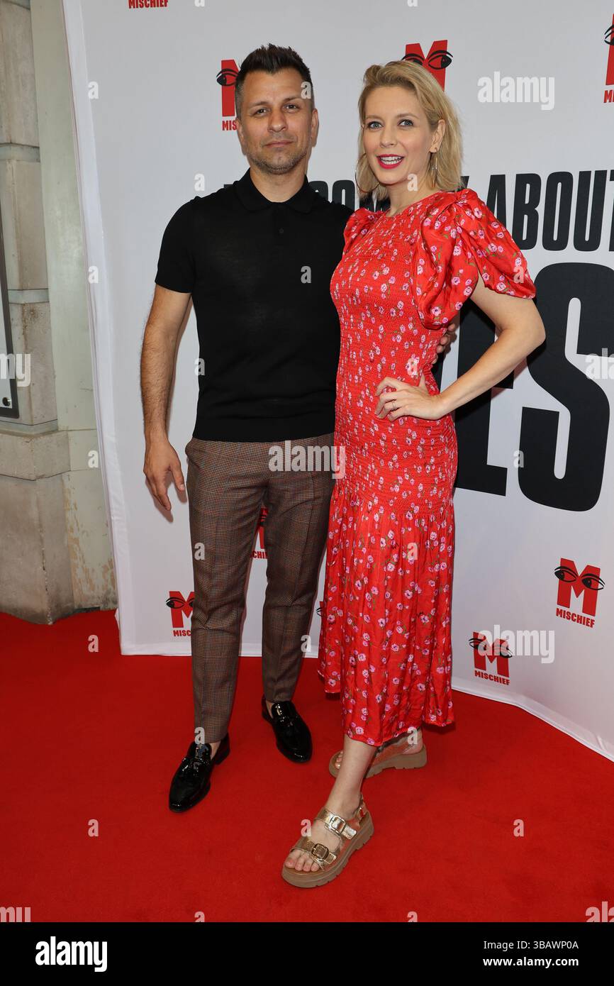 LONDON, UK. 13th May, 2025. Pasha Kovalev, Rachel Riley arrives at the ...