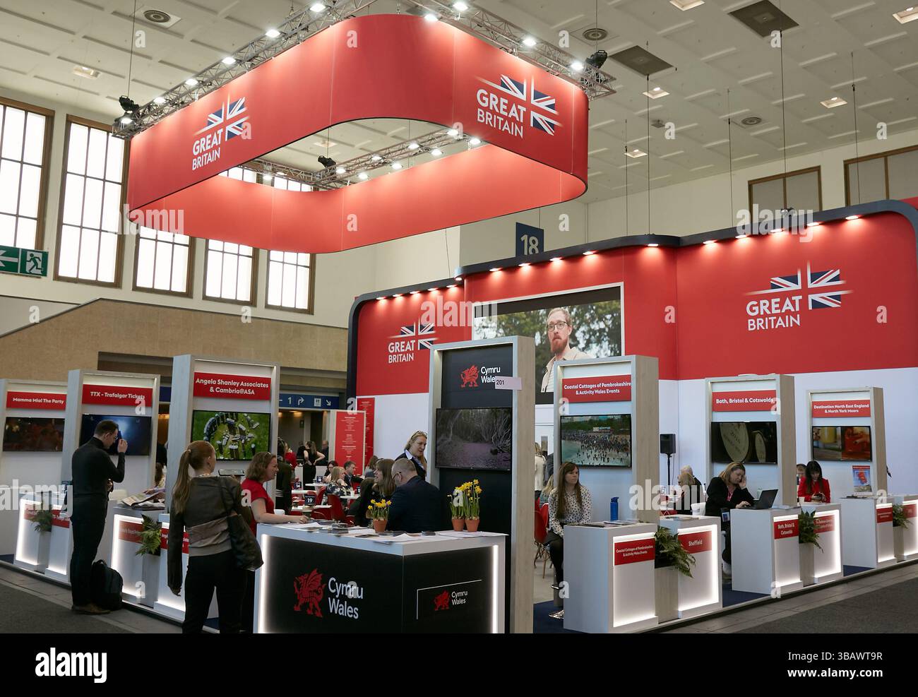 06.03.2025, Germany, Berlin, Berlin - The exhibition stand of Great ...