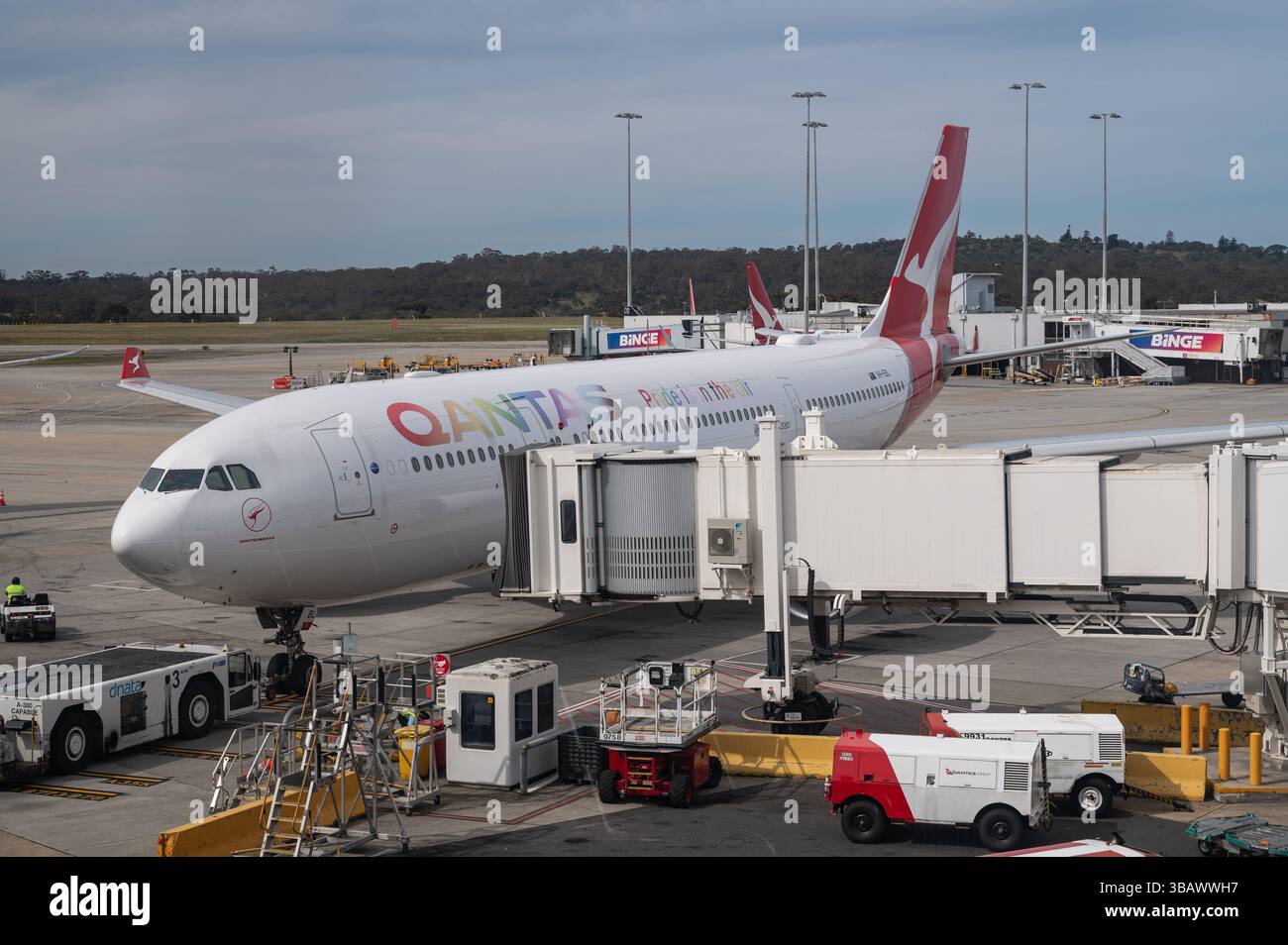 02.11.2024, Australia, Victoria, Melbourne - An Airbus A330-200 ...