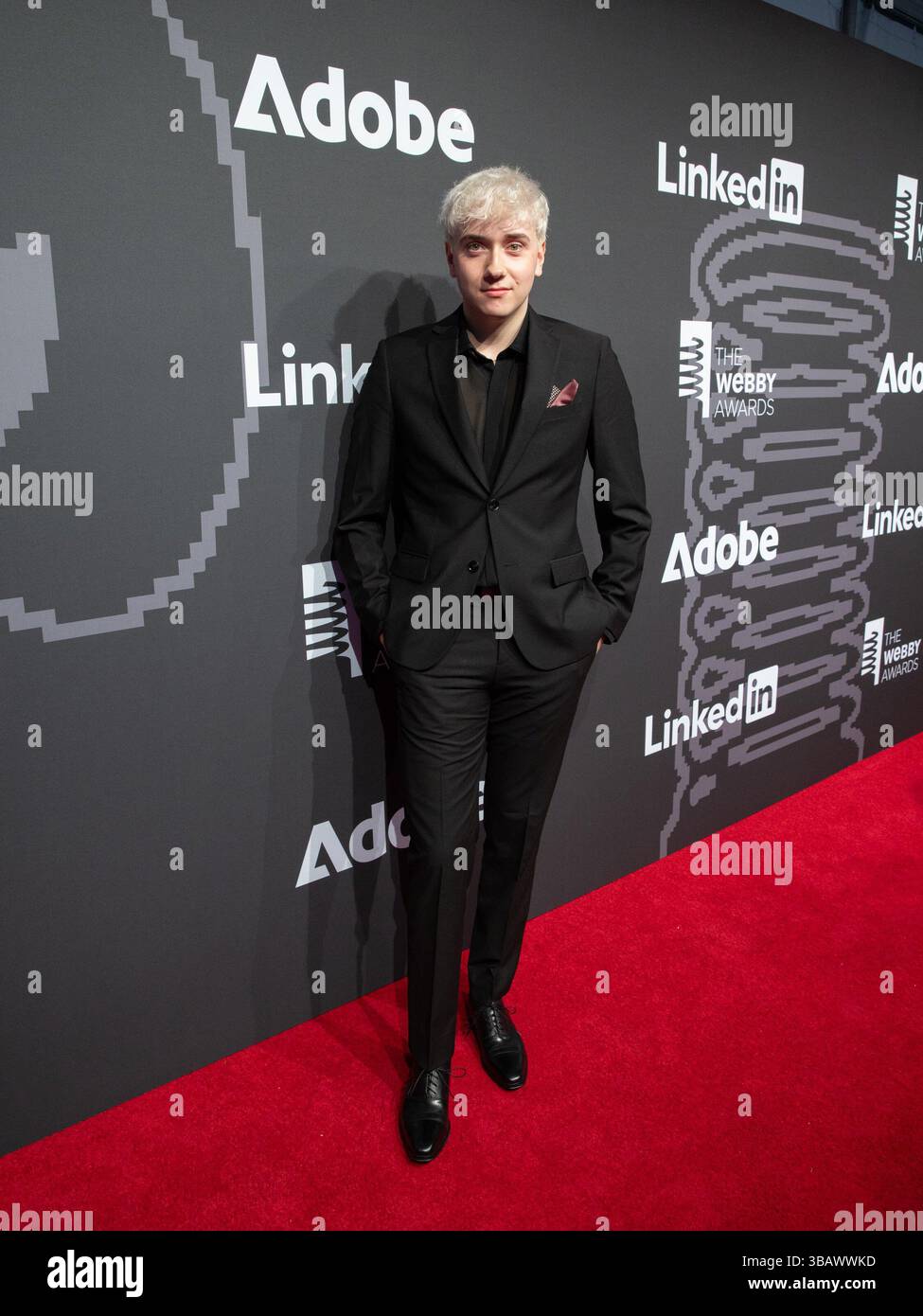 Logan Moffitt at arrivals for 29th Annual Webby Awards, Cipriani Wall ...