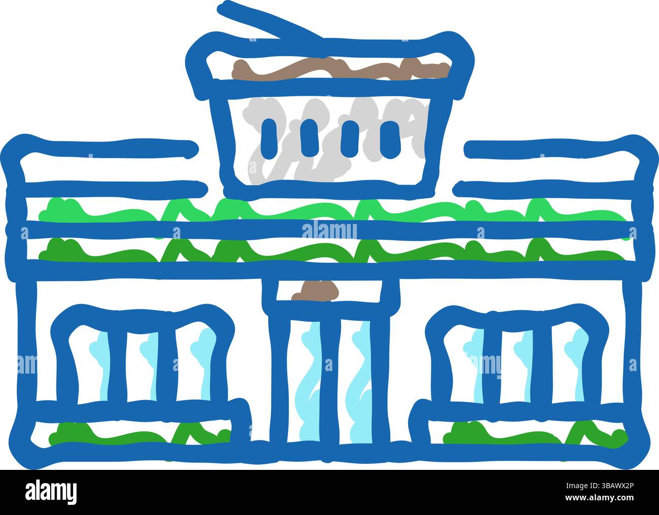 convenience store icon doodle illustration Stock Vector Image & Art - Alamy