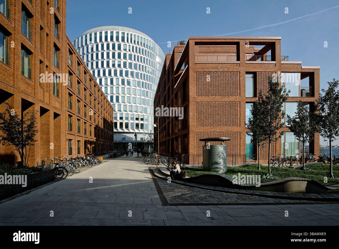 03.09.2024, Denmark, Hovedstaden, Copenhagen - District of Nordhavn ...