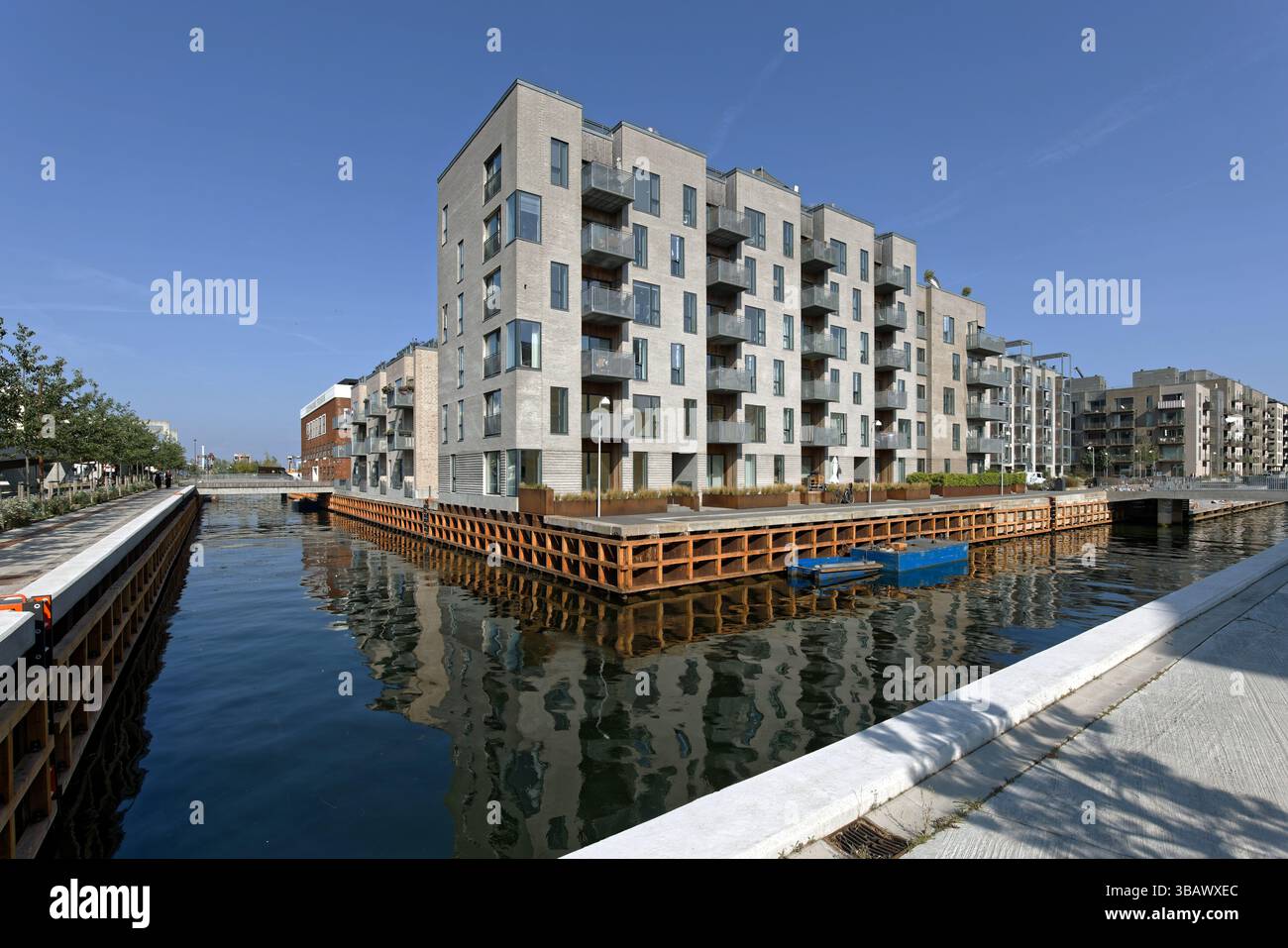 03.09.2024, Denmark, Hovedstaden, Copenhagen - District of Nordhavn ...