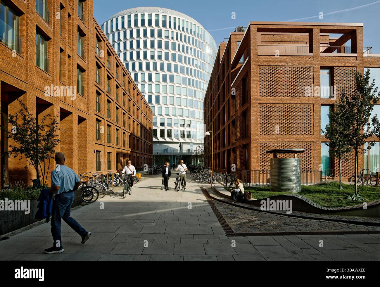 03.09.2024, Denmark, Hovedstaden, Copenhagen - District of Nordhavn ...