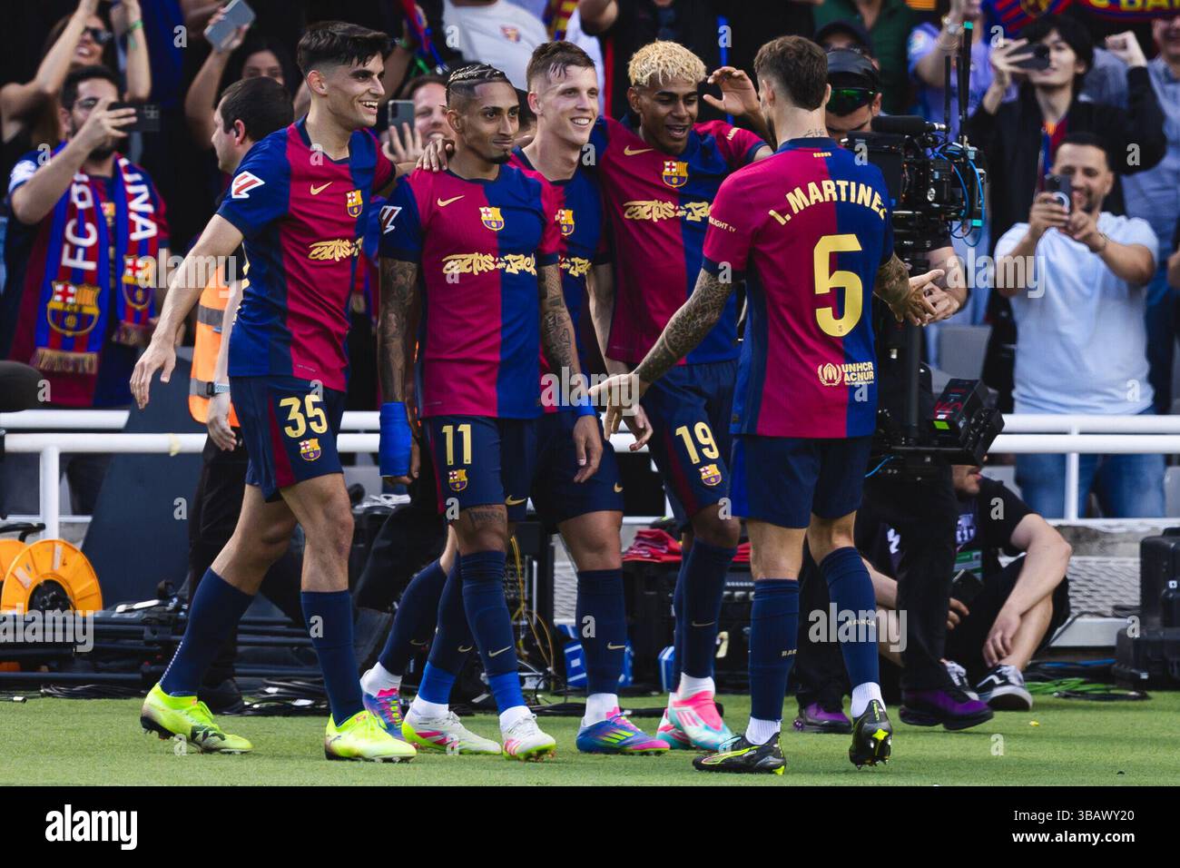 Barcelona, Germany. 11th May, 2025. Fussball La Liga 35. Spieltag FC ...