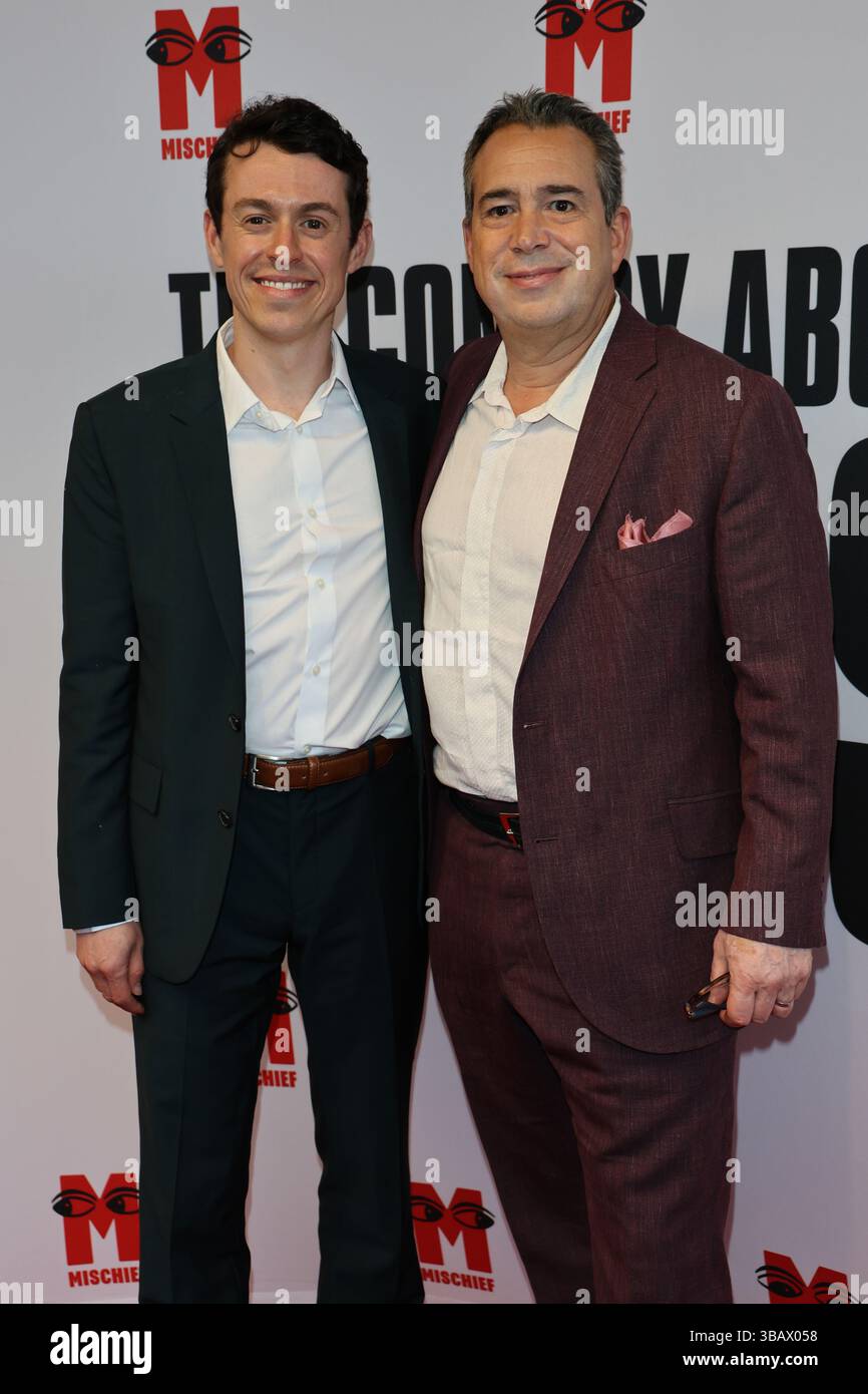 LONDON, UK. 13th May, 2025. Jonathan Sayer, Paddy O'Connell arrives at ...