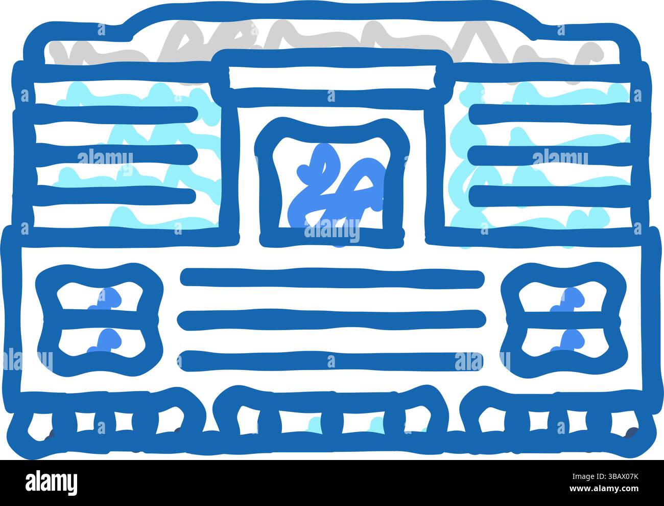 megastore shop icon doodle illustration Stock Vector Image & Art - Alamy