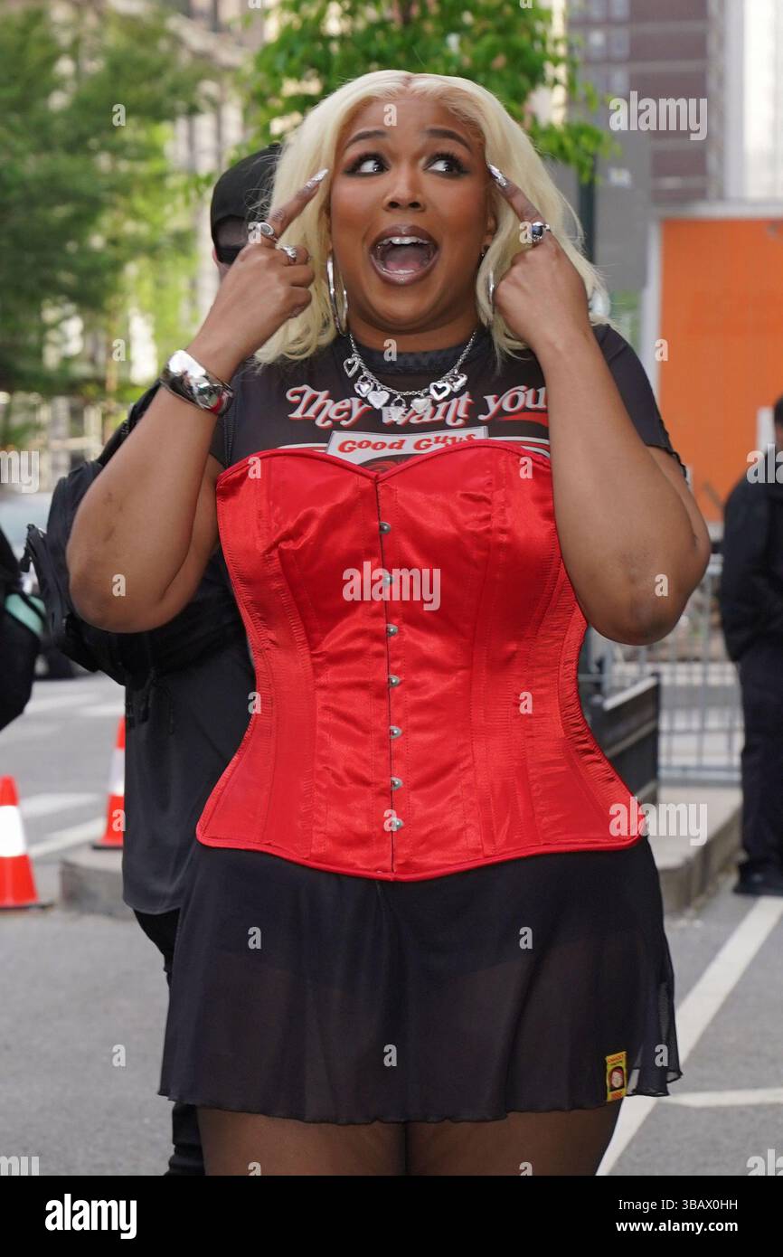 Ny. 12th May, 2025. Lizzo at arrivals for 2nd Annual Amazon Upfront ...