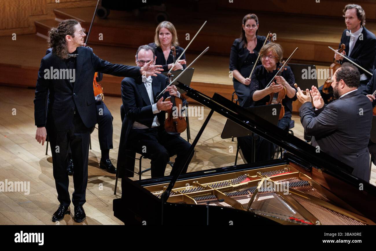 Brussels, Belgium. 13th May, 2025. Belgian pianist Valere Burnon ...