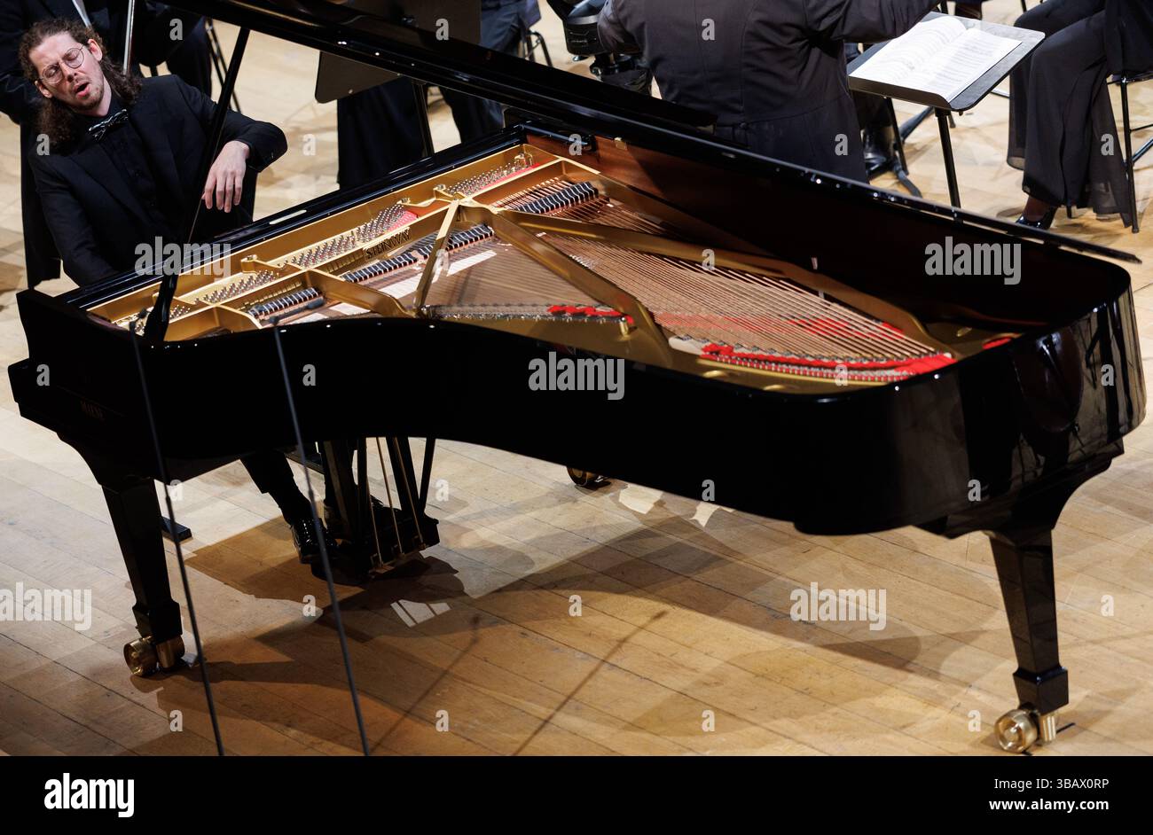 Brussels, Belgium. 13th May, 2025. Belgian pianist Valere Burnon ...