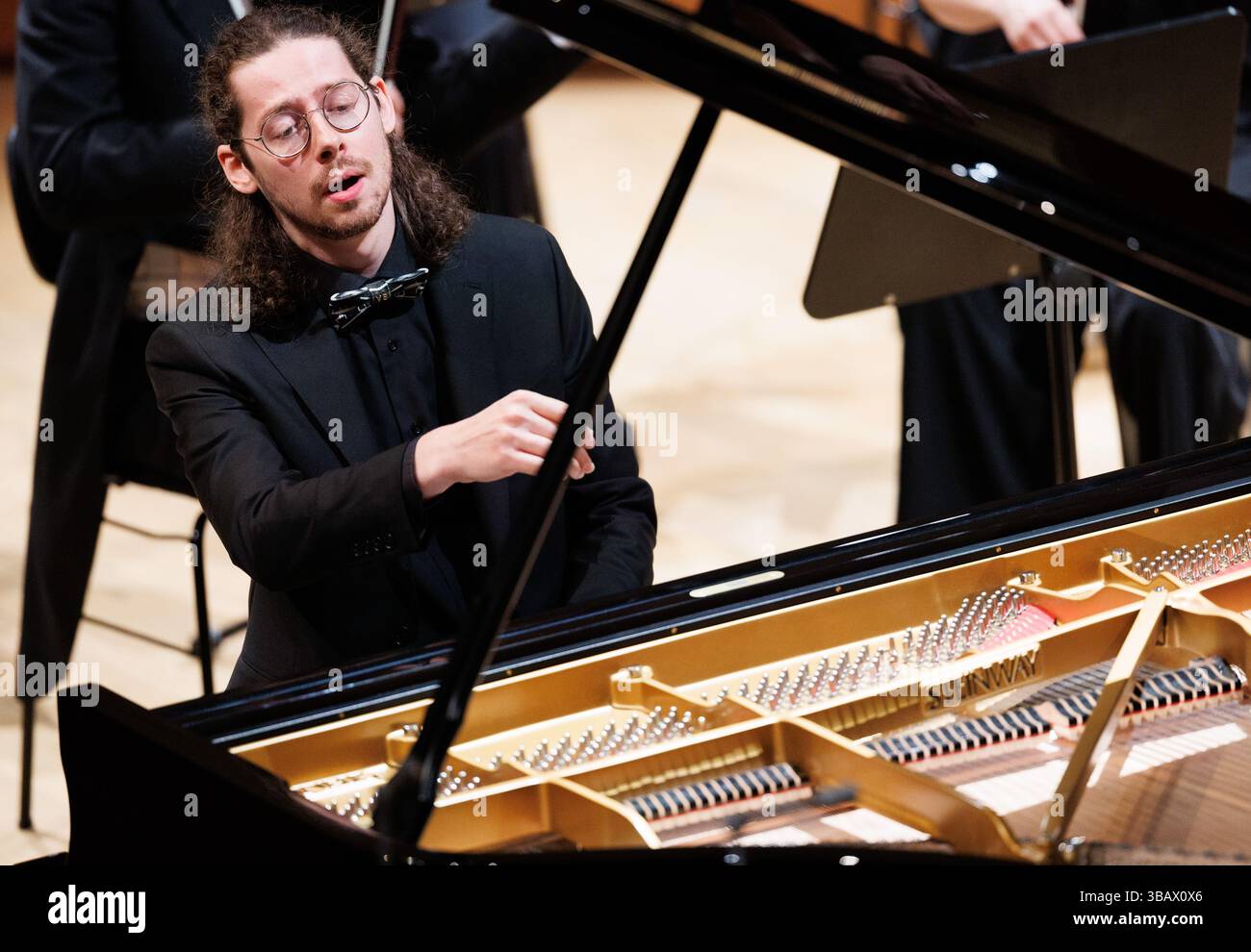 Brussels, Belgium. 13th May, 2025. Belgian pianist Valere Burnon ...