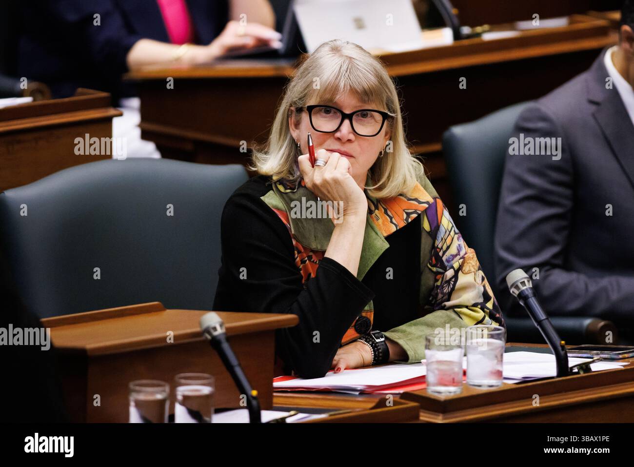 Toronto, Canada. 13th May, 2025. Liberal MPP Lucille Collard attends ...