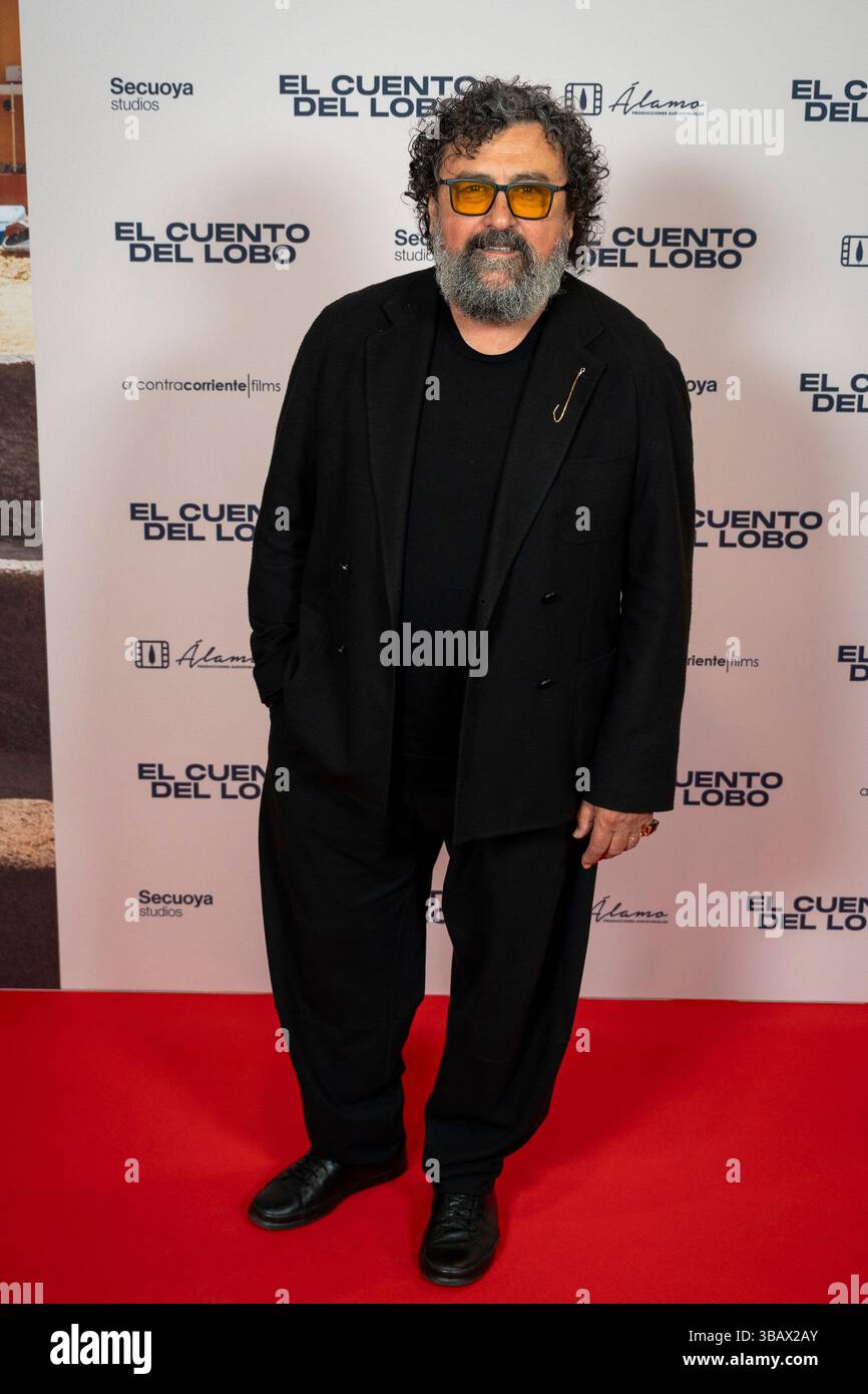 Paco Tous attends to 'El cuento del lobo' Premiere at Cines Verdi on ...