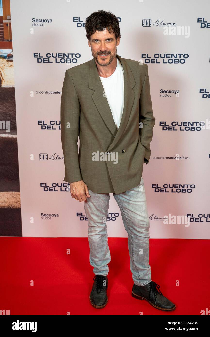 Daniel Grao attends to 'El cuento del lobo' Premiere at Cines Verdi on ...