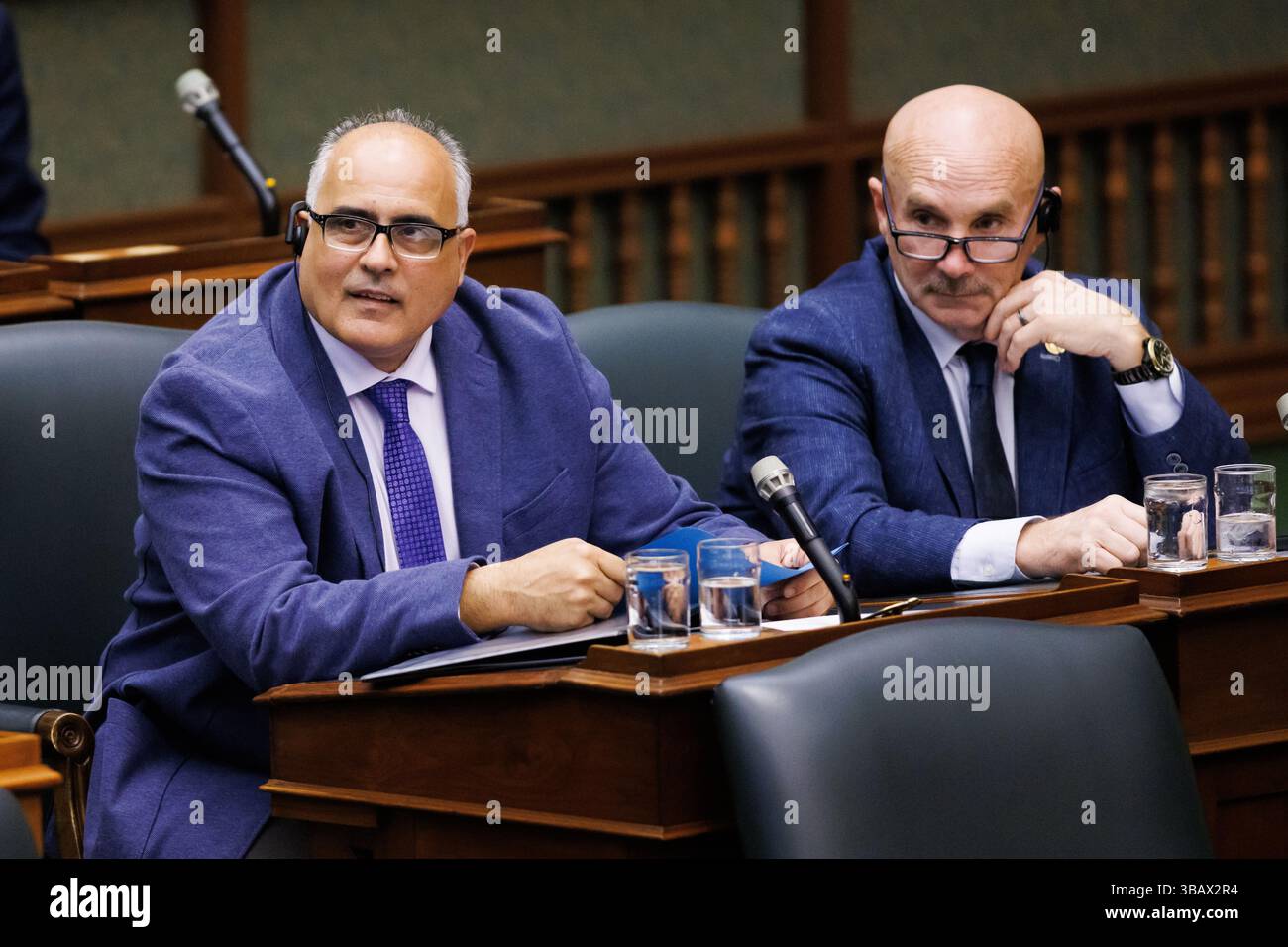 Toronto, Canada. 13th May, 2025. PC MPP George Darouze and Bill ...