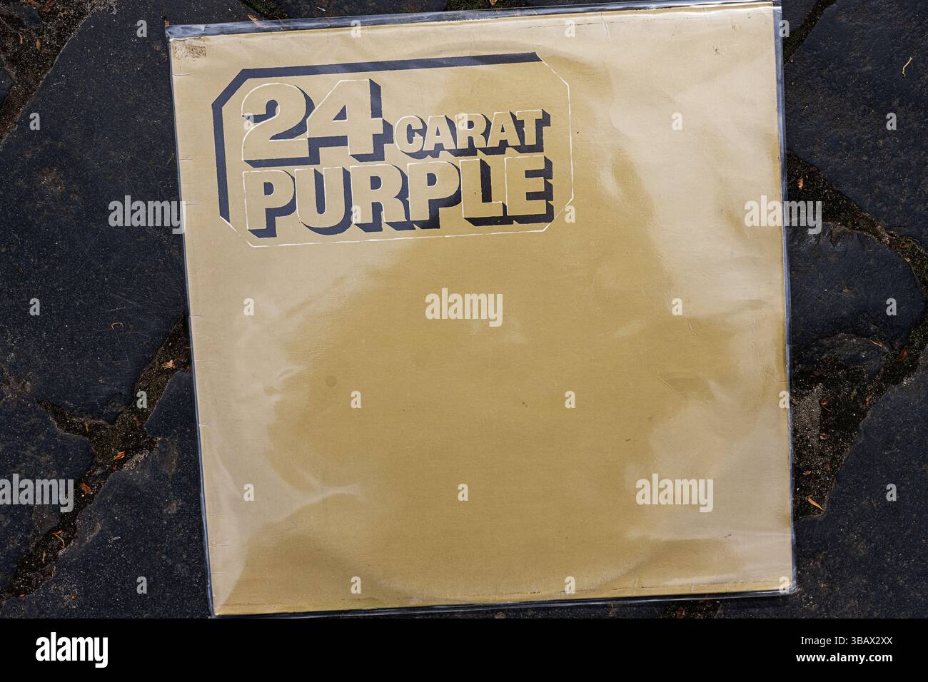 Lviv, Ukraine - May 13, 2025: Cover 1975 of Deep Purple 24 Carat Purple compilation album ...