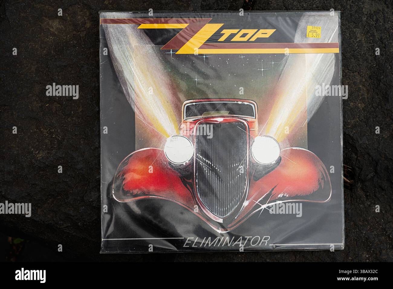 Lviv, Ukraine - May 13, 2025: ZZ Top 1983 album Eliminator cover art ...