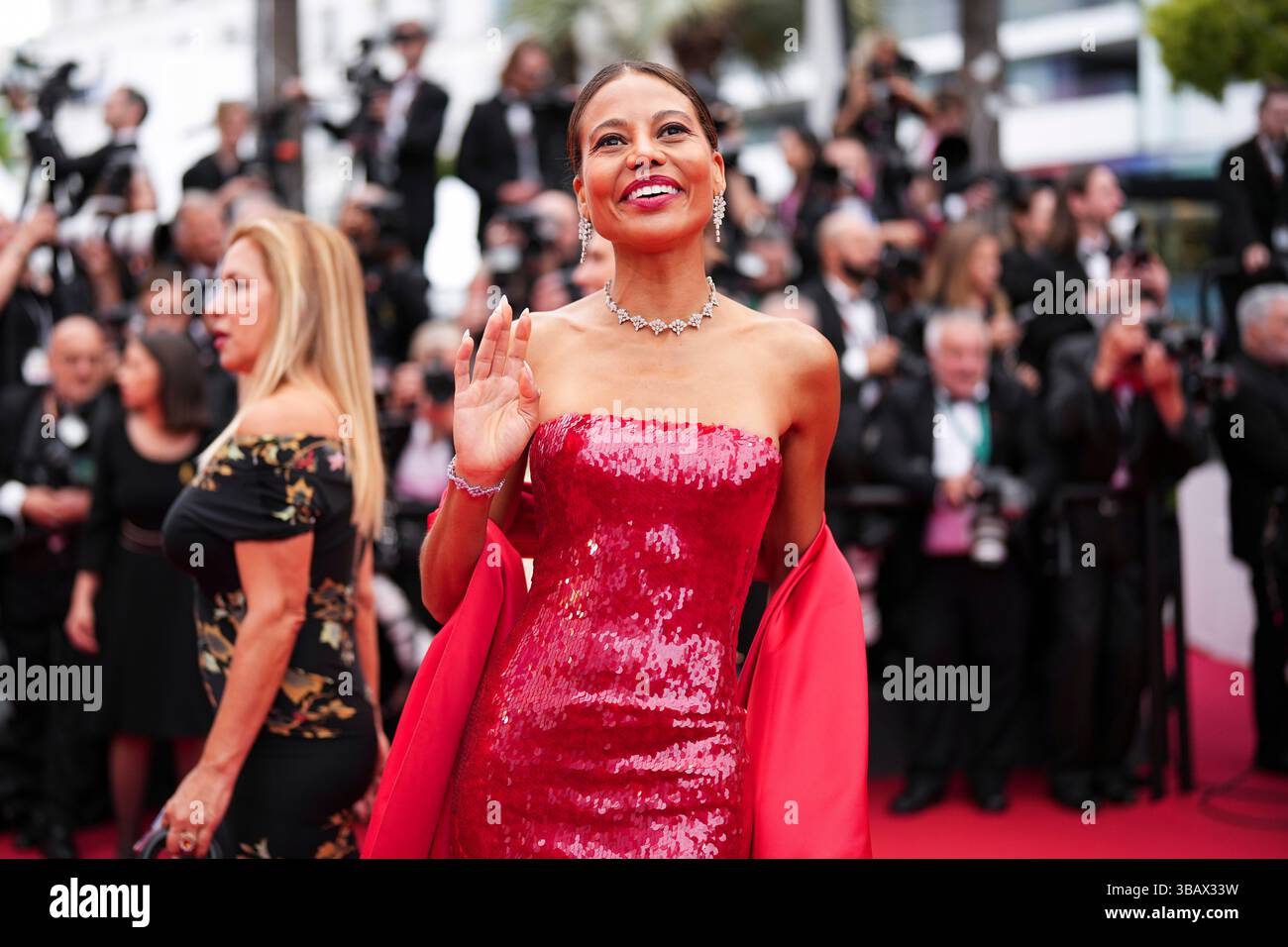 Emma Thynn poses for photographers during the opening ceremony of the ...