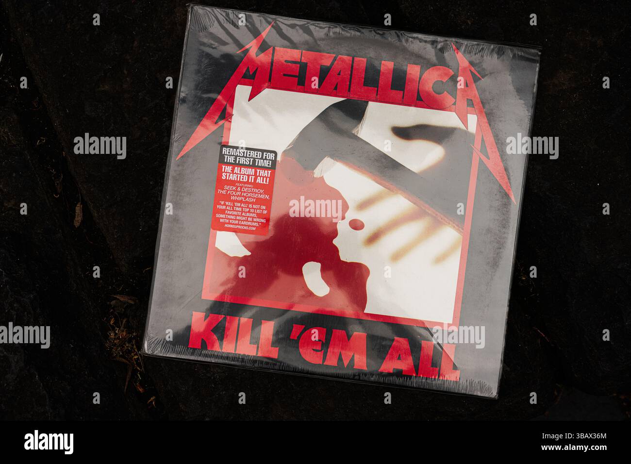 Lviv, Ukraine - May 13, 2025: Vinyl record of Metallica debut album ...