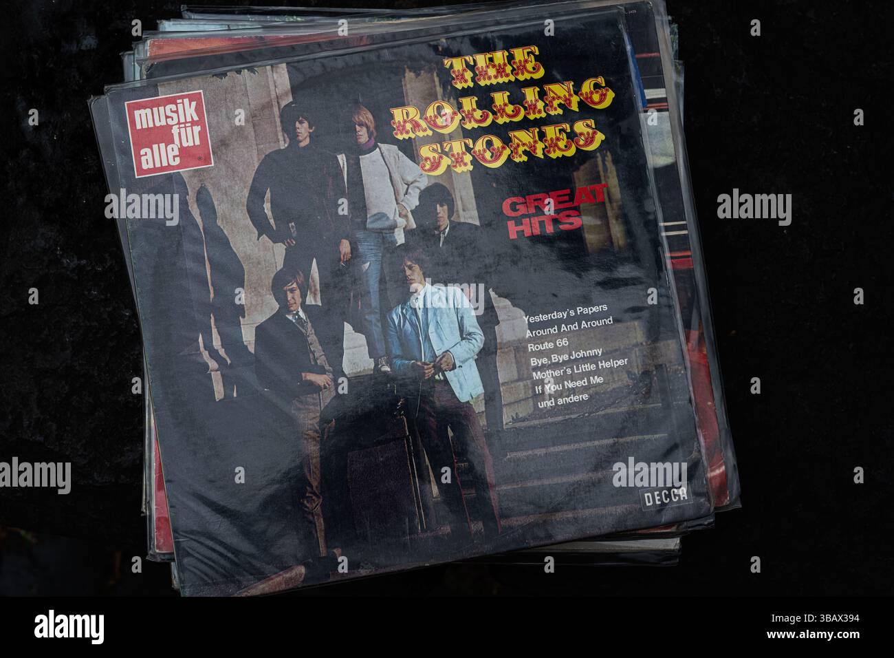 Lviv, Ukraine - May 13, 2025: Retro vinyl record featuring The Rolling ...