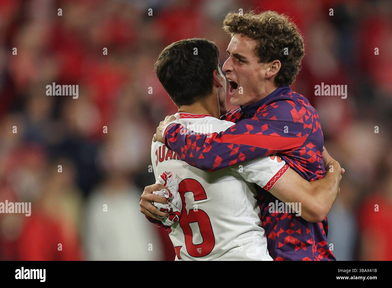 Sevilla, Spain. 20th Apr, 2025. Manu Bueno and Juanlu Sanchez of ...