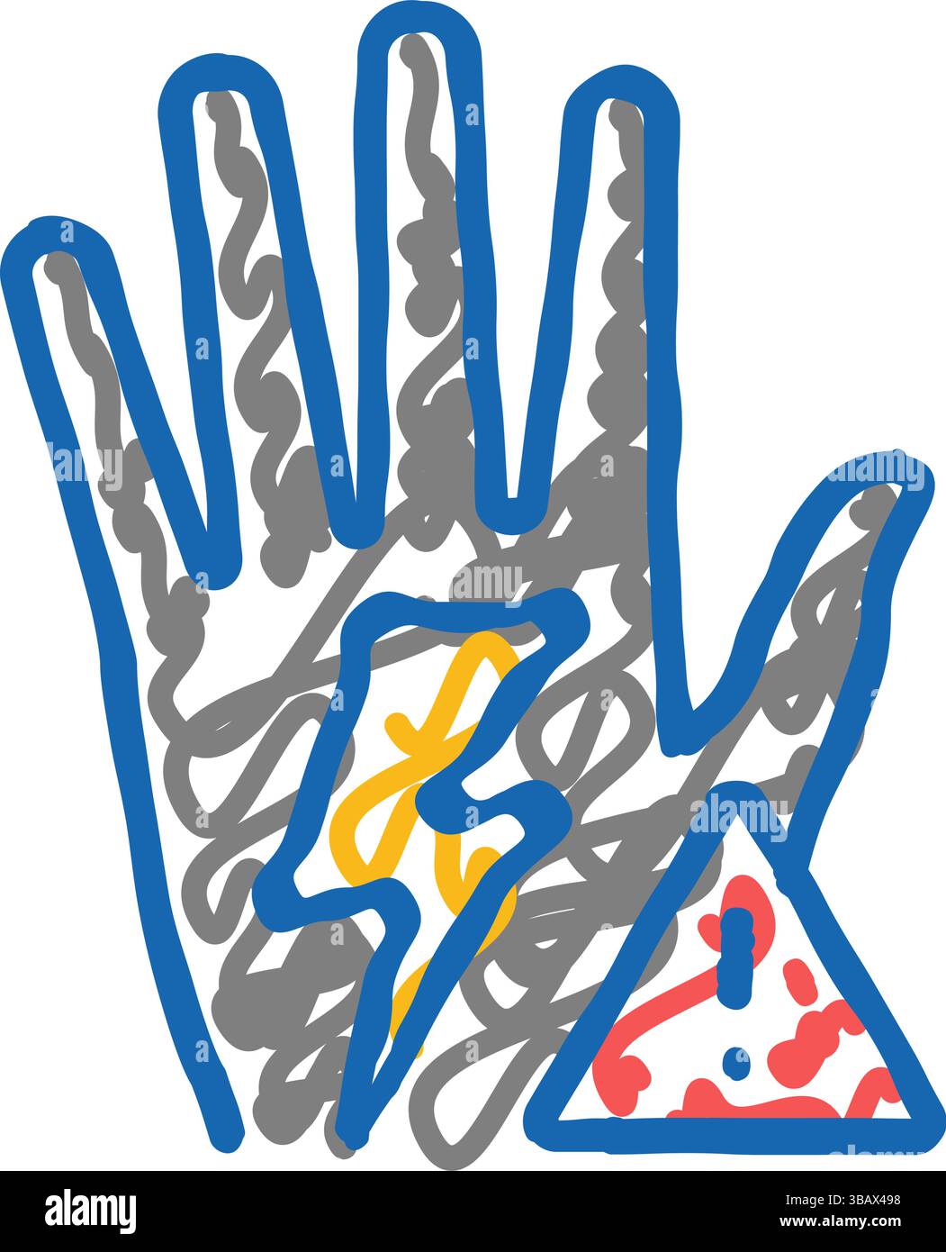 beware electricity icon doodle illustration Stock Vector Image & Art ...