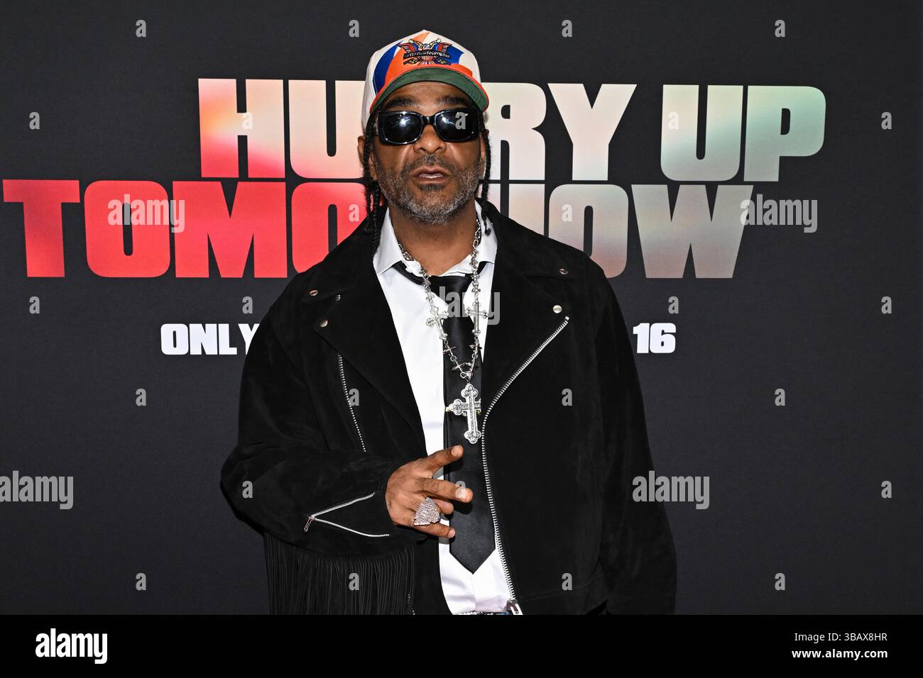 Jim Jones attends the premiere of "Hurry Up Tomorrow" at AMC Lincoln ...