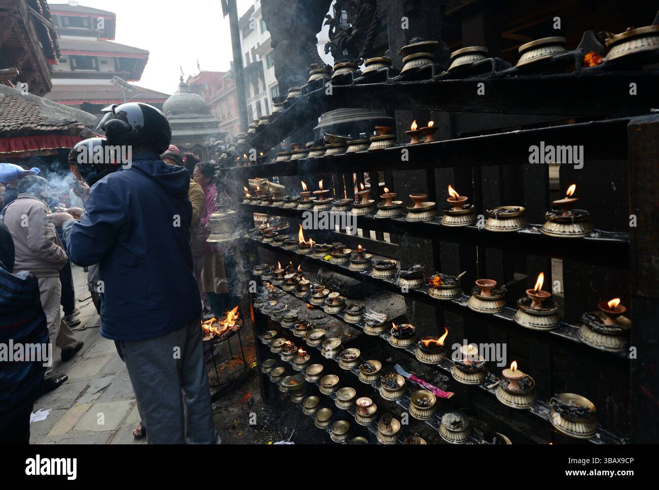 Puja prayers at Shree Suryamukhi Mahadev Temple in Basantapur ...