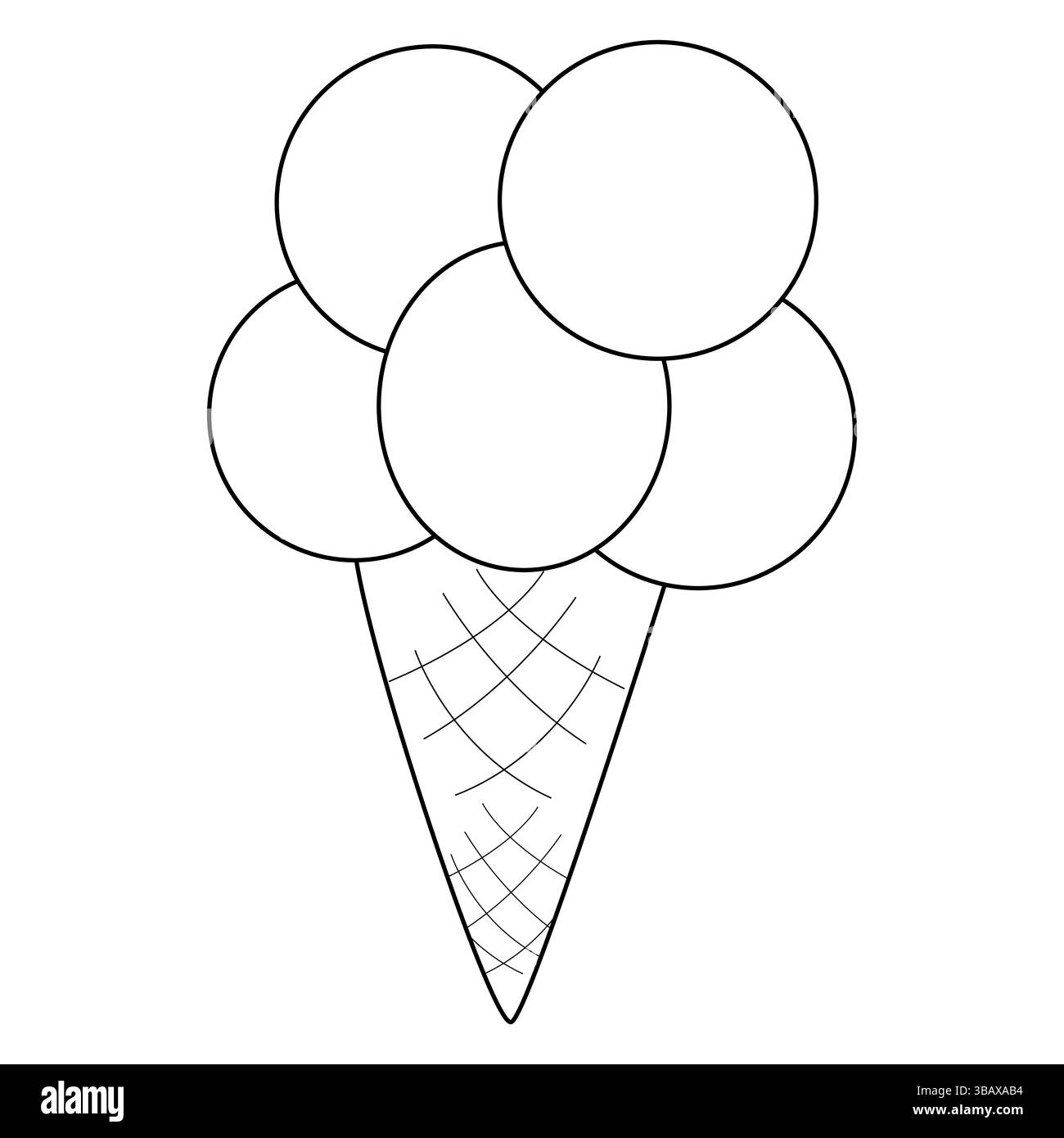 Summer coloring pages simple hi-res stock photography and images - Alamy