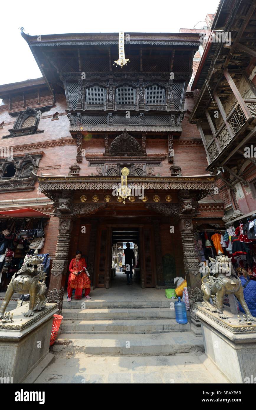 The Seto Machhindra Nath Temple on Siddhidas Marg in Kathmandu, Nepal ...