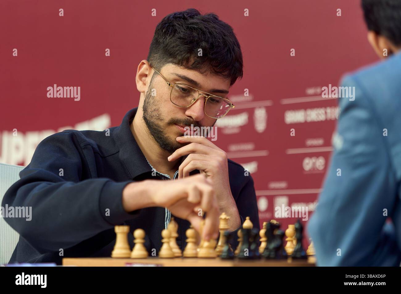 Bucharest, Romania. 13th May, 2025: French grandmaster Alireza Firouzja ...