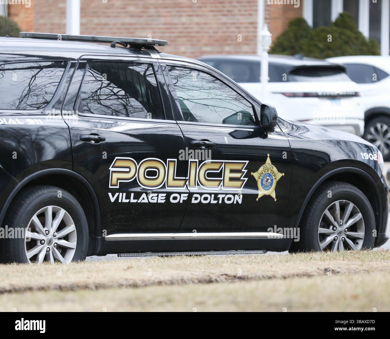 Dolton, Illinois, USA. 26th Feb, 2025. An Dolton Police SUV parked in ...