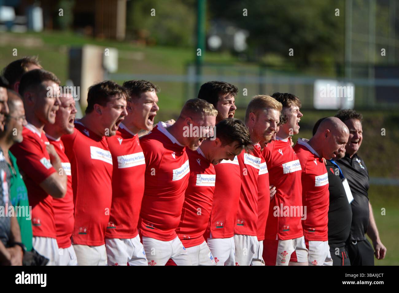 Players from various nations in action during the 2023 World Deaf Rugby ...