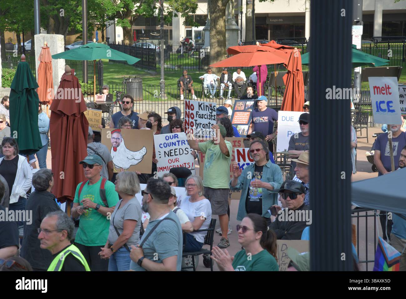 May 13, 2025, Worcester, Ma, USA: Outrage builds as residents assemble ...