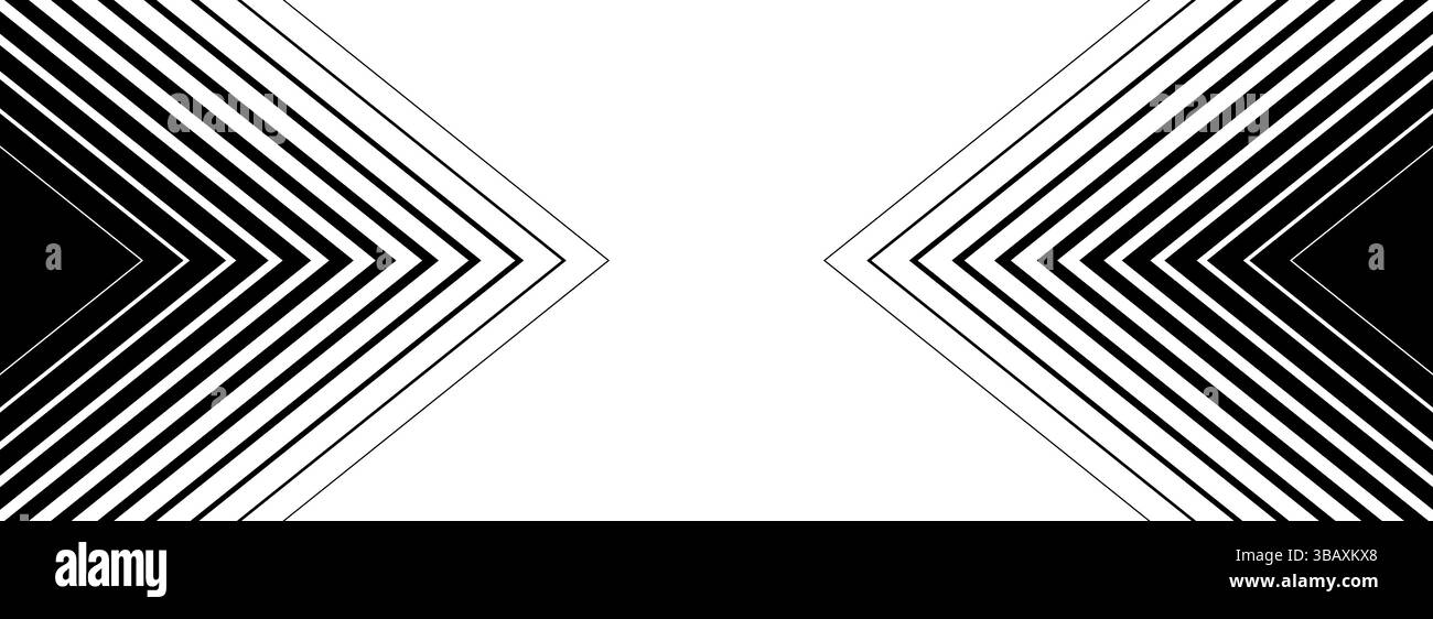 Black halftone arrow pattern. Repeated fading triangle gradation ...