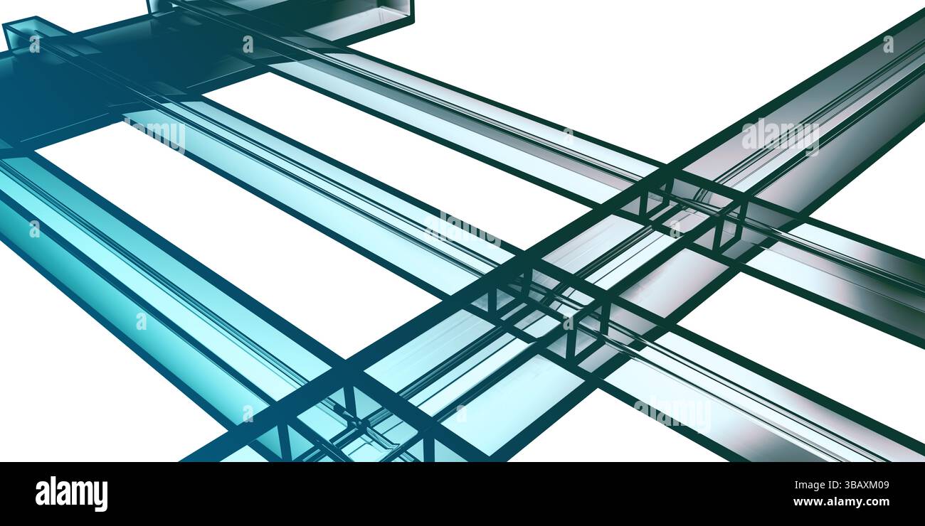 Virtual Framework Blueprints as a Design Concept Stock Photo - Alamy