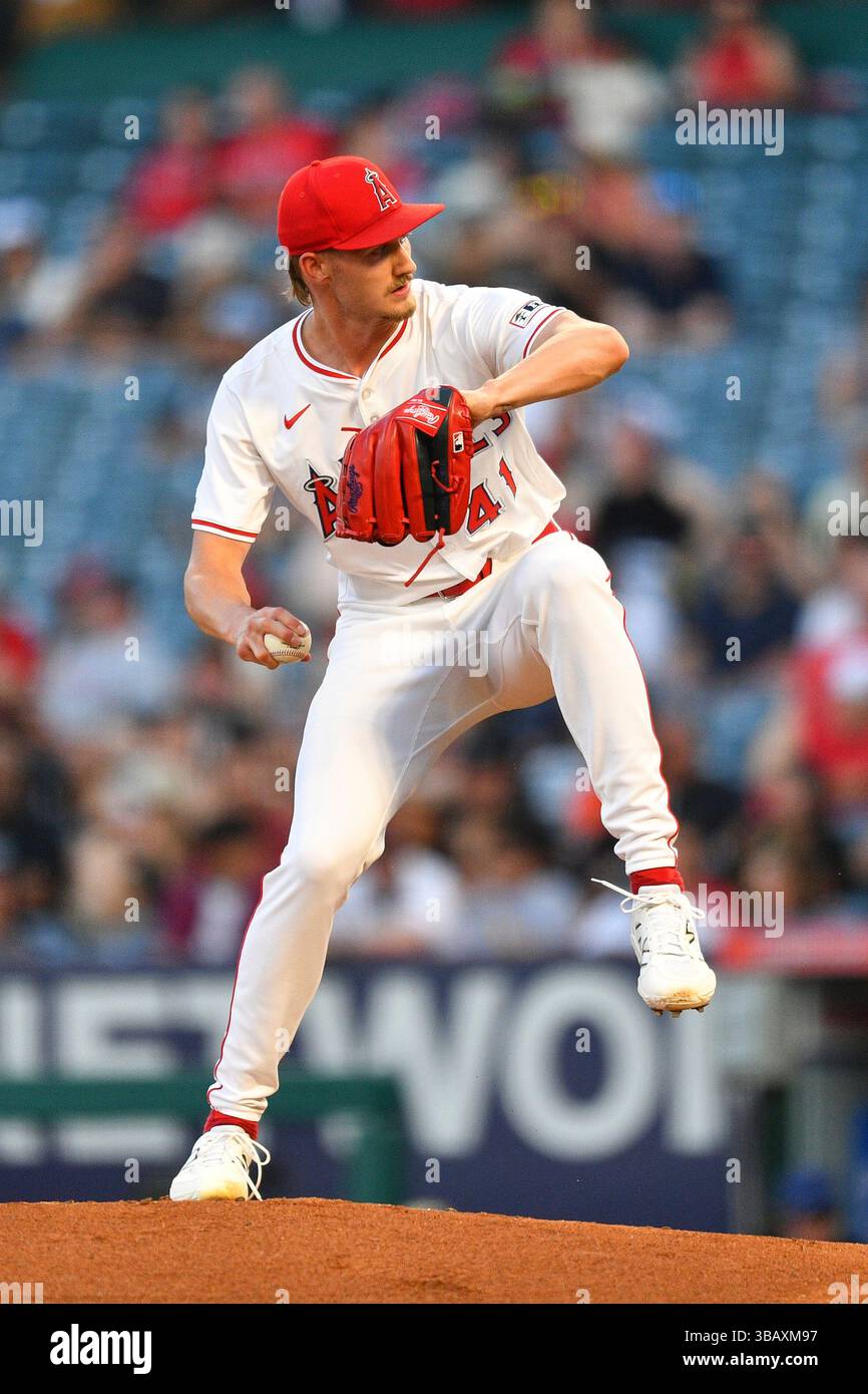 ANAHEIM, CA - MAY 10: Los Angeles Angels pitcher Jack Kochanowicz (41 ...