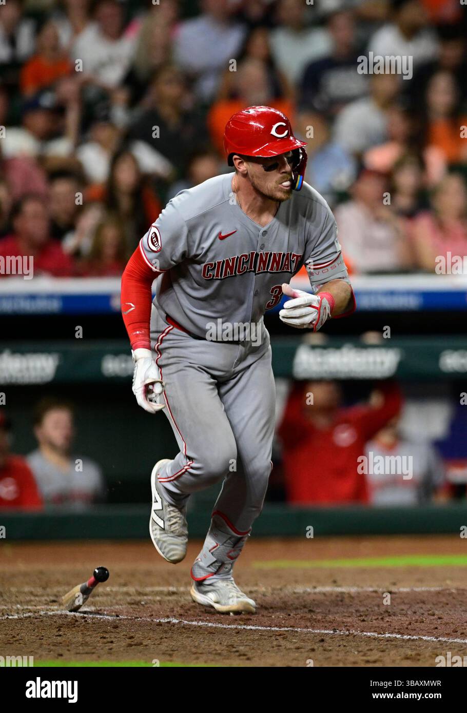 Cincinnati Reds catcher Tyler Stephenson (37) in the seventh inning ...